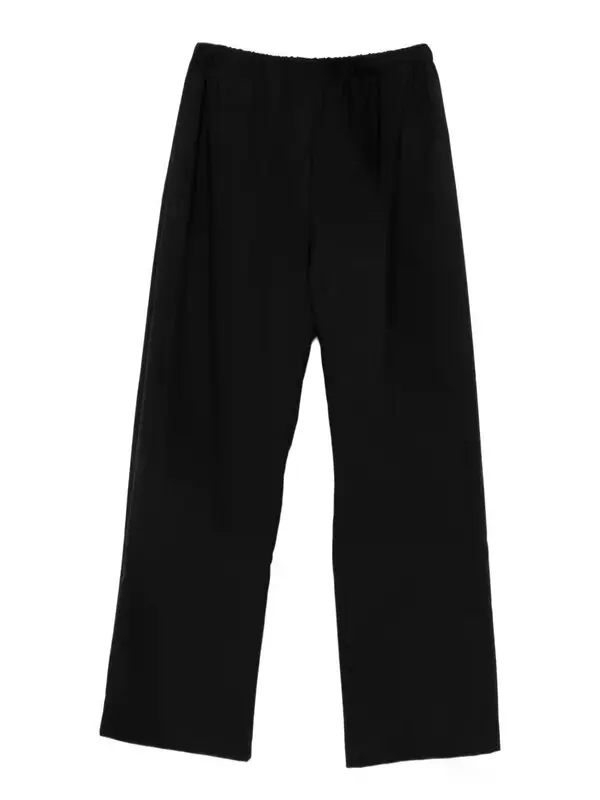 6397 Elasticated-waistband Straight-leg Trousers