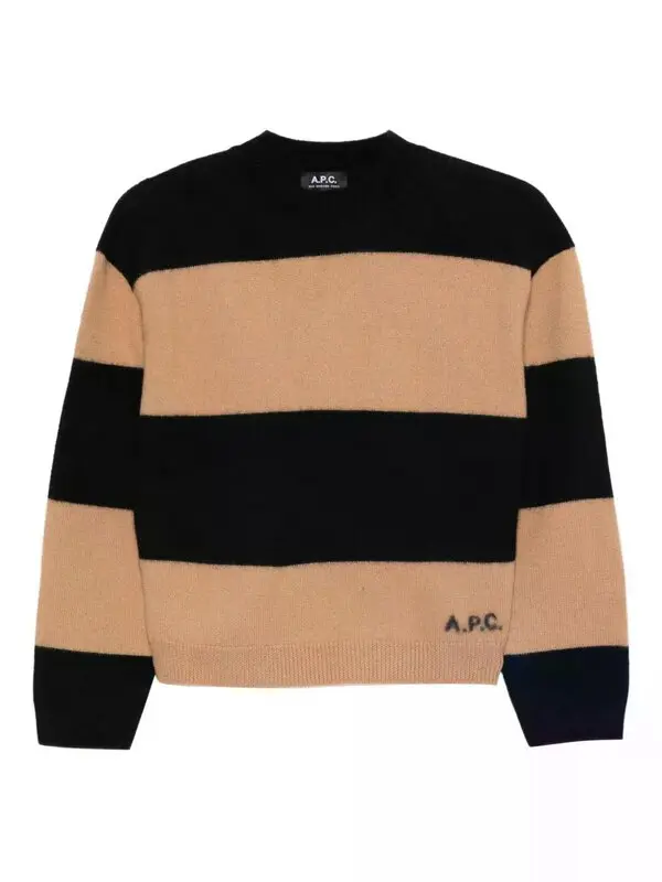 A.p.c. Striped Wool Sweater