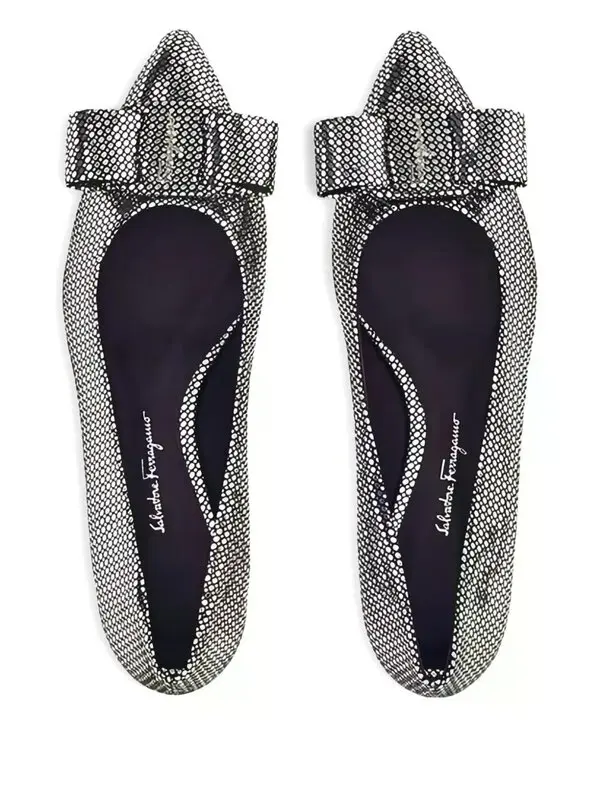 FERRAGAMO Bow-detail Ballet Flats