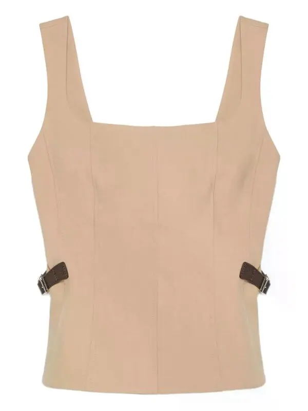 Simkhai Square-neck Sleeveless Top