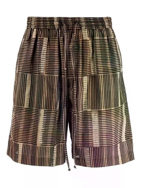 Nanushka Striped Elasticated-waist Shorts