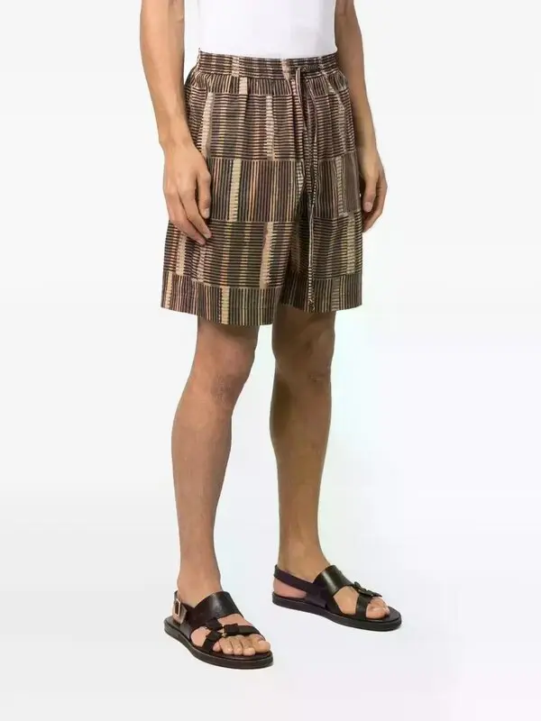 Nanushka Striped Elasticated-waist Shorts