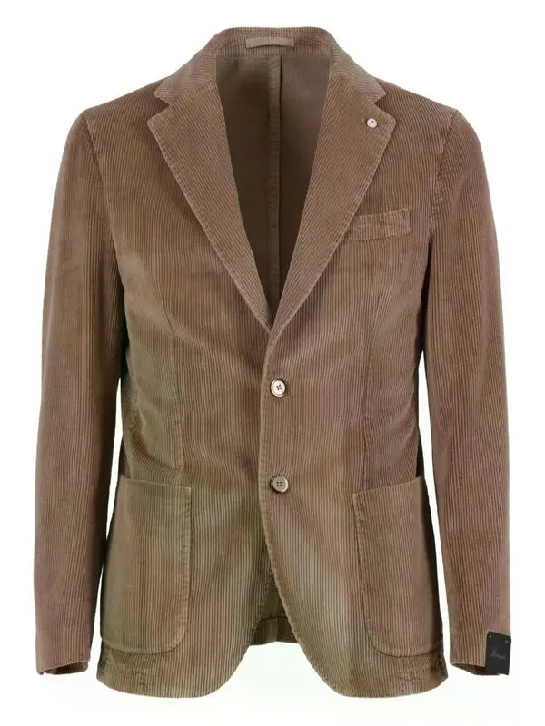 BRANDO Single-breasted Corduroy Blazer