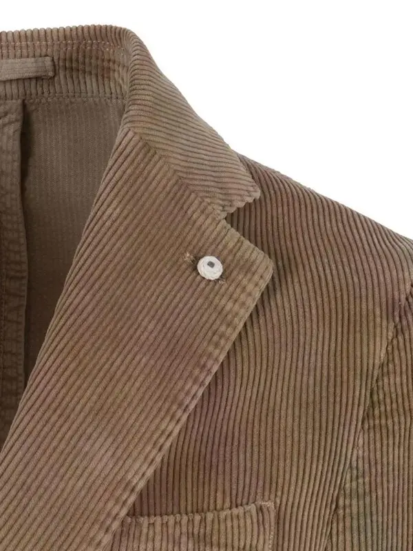 BRANDO Single-breasted Corduroy Blazer