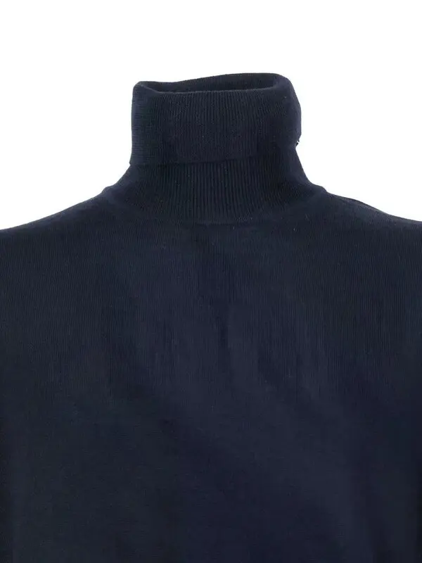 KANGRA Turtleneck Wool Sweater - Blue
