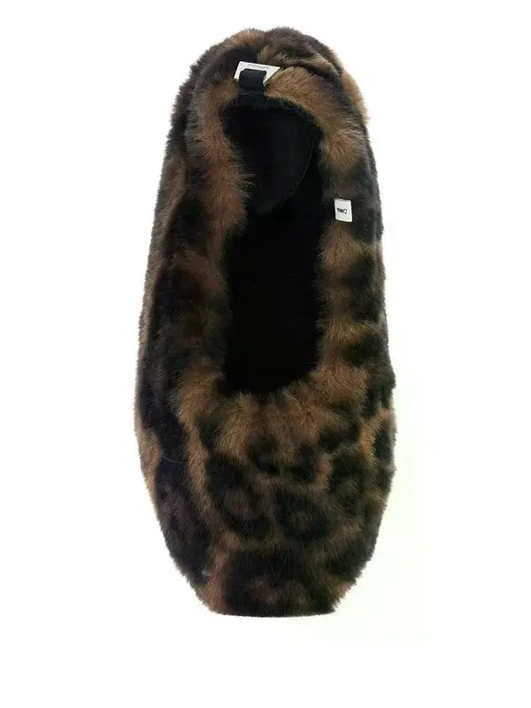 Apparis Animal-print Ballet Flats - Brown