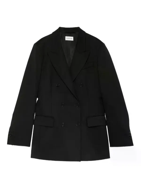 P.a.r.o.s.h Double-breasted Blazer - Black
