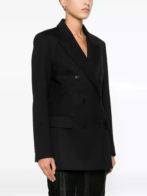 P.a.r.o.s.h Double-breasted Blazer - Black