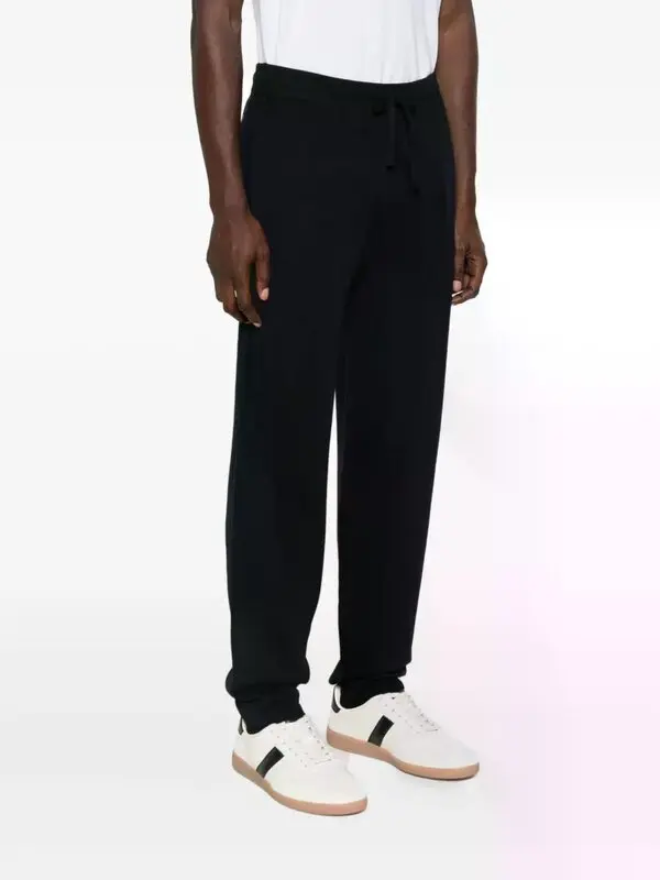 Emporio Armani Drawstring Straight-leg Trousers