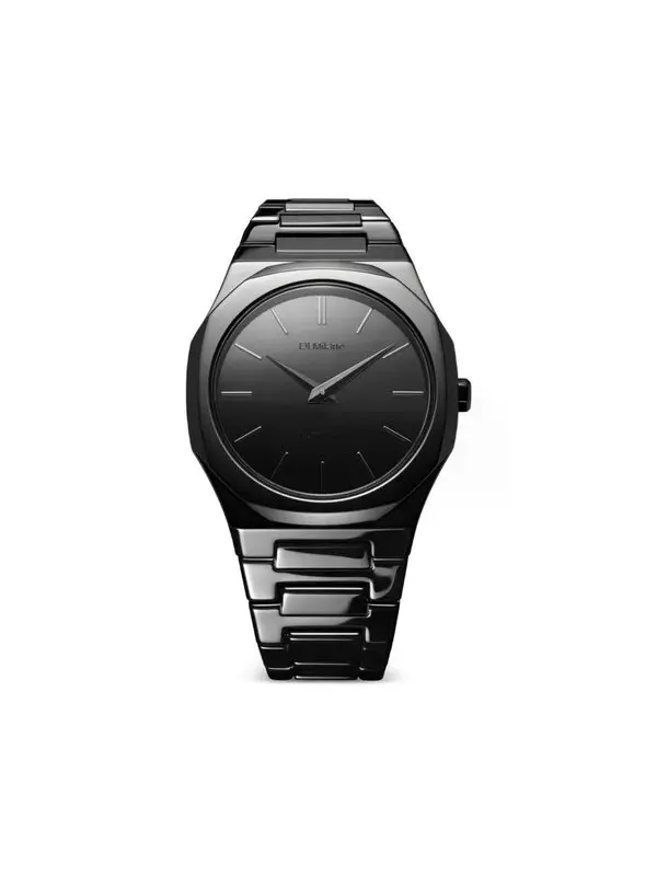 D1 MILANO Ultra Thin Watch - Black