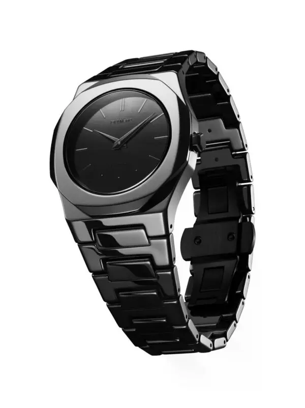 D1 MILANO Ultra Thin Watch - Black