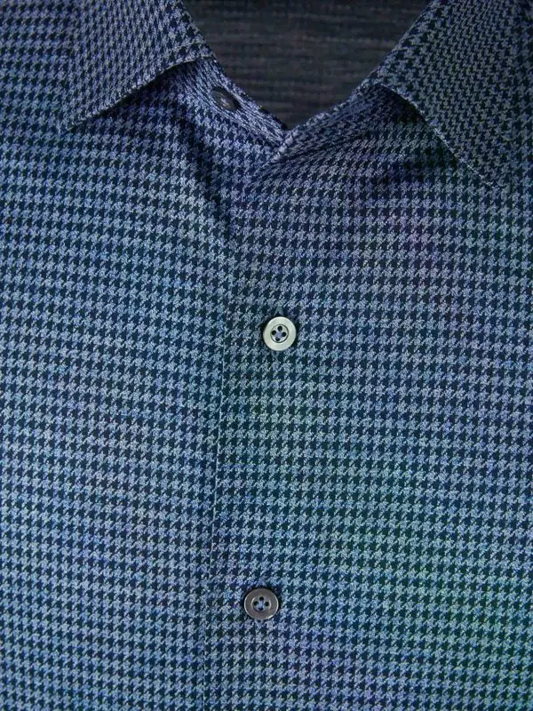 FRAY Houndstooth Long-sleeve Shirt