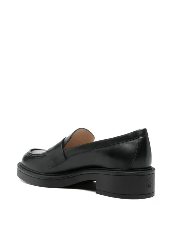 STUART WEITZMAN Penny Leather Loafers