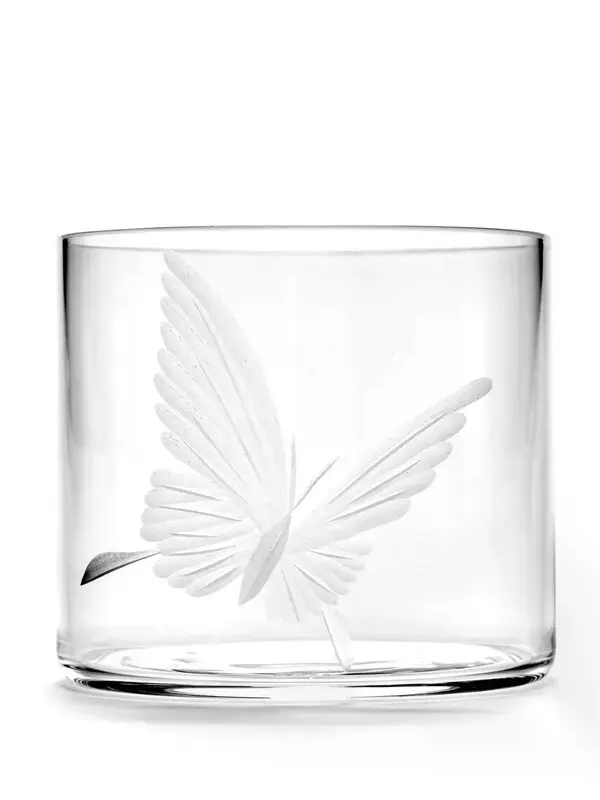 SERAX X Tomorrowland Butterfly-motif Glass - White