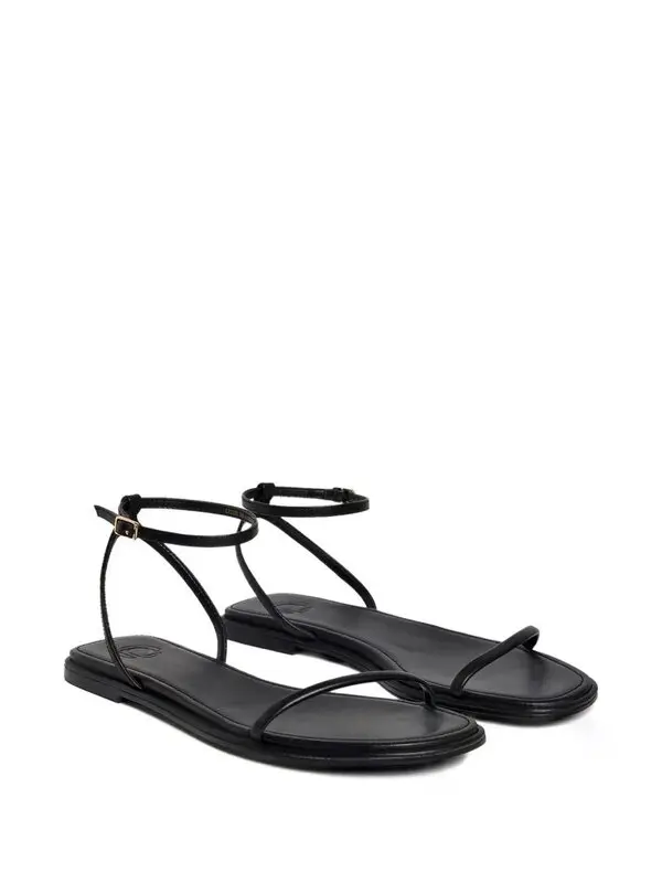 12 STOREEZ Ankle-strap Leather Sandals