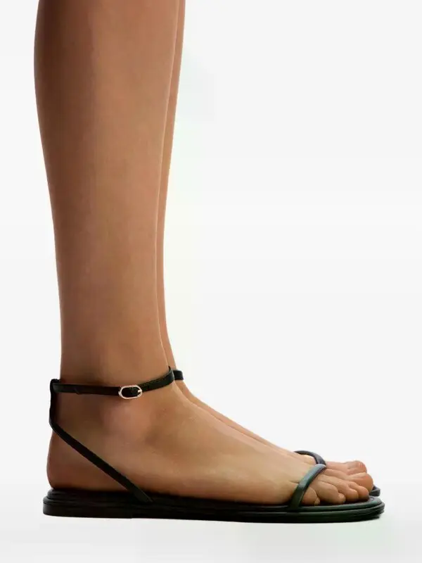 12 STOREEZ Ankle-strap Leather Sandals