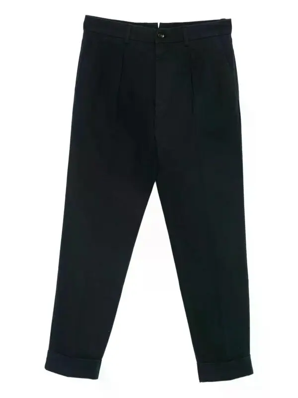 Incotex Pleated Cuffed-hem Trousers