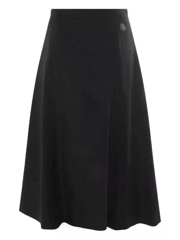 Moncler Button-detail A-line Midi Skirt