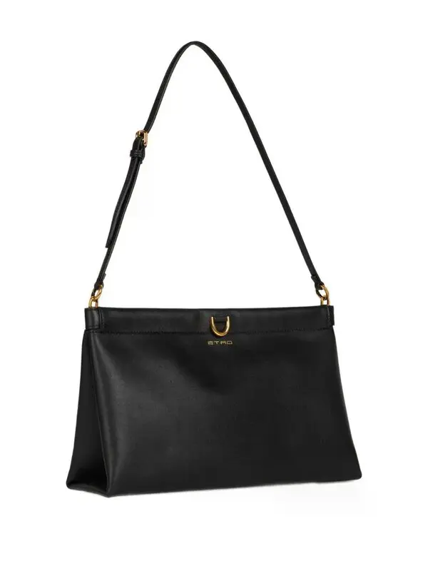 Etro Talk Leather Clutch - Black