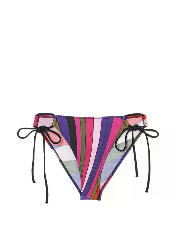 Emilio Pucci Iride-print Bikini Bottom - Red