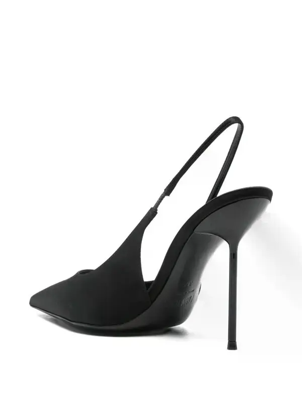 Paris Texas 105mm Lidia Slingback Pumps - Black