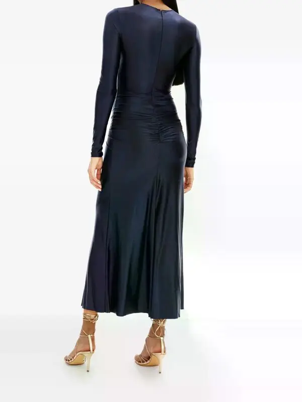 MOOS STUDIO Lunar Long-sleeve Maxi Dress - Blue