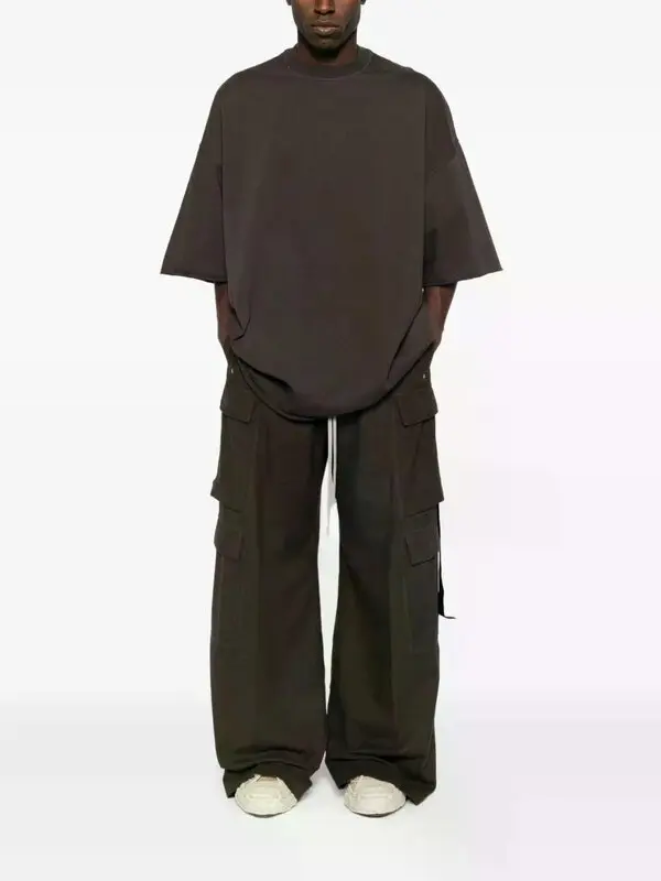 Rick Owens Raw-edge T-shirt - Brown