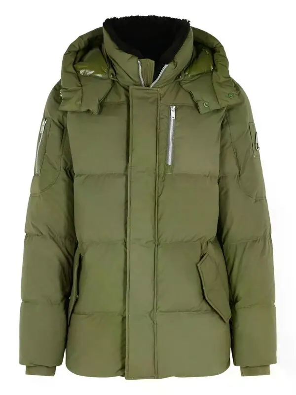 Moose Knuckles Everest Fleece-lined Down Coat - Green