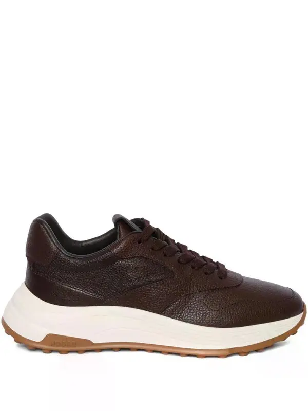 Hogan Leather Trainers - Brown