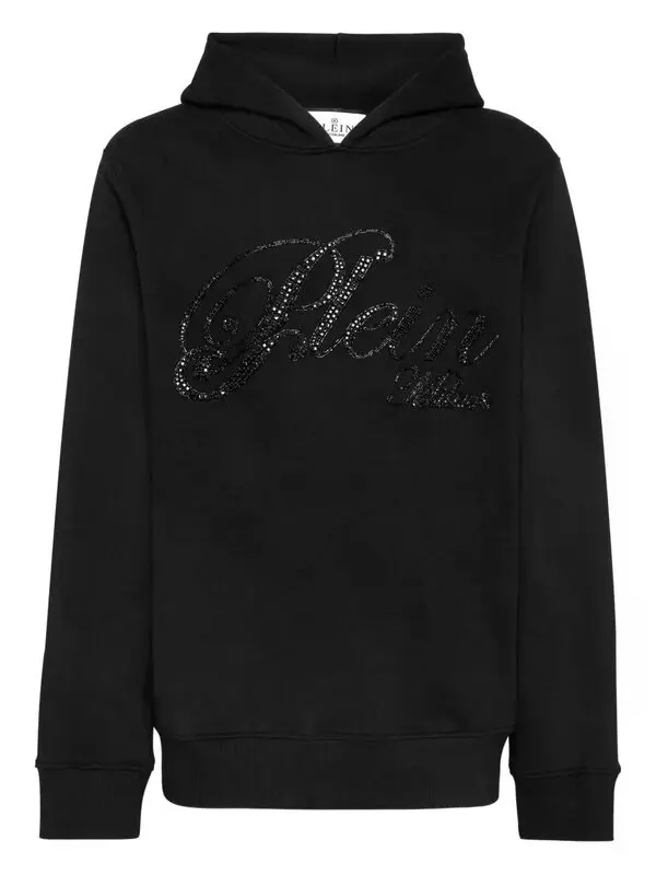 Philipp Plein Sequin-embellished Hoodie - Black