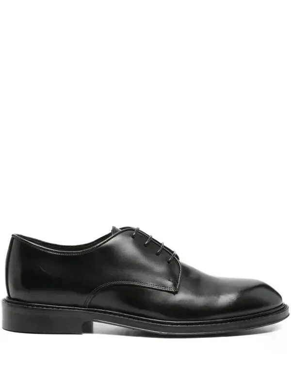 Corneliani Leather Derby Shoes