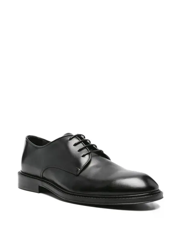 Corneliani Leather Derby Shoes