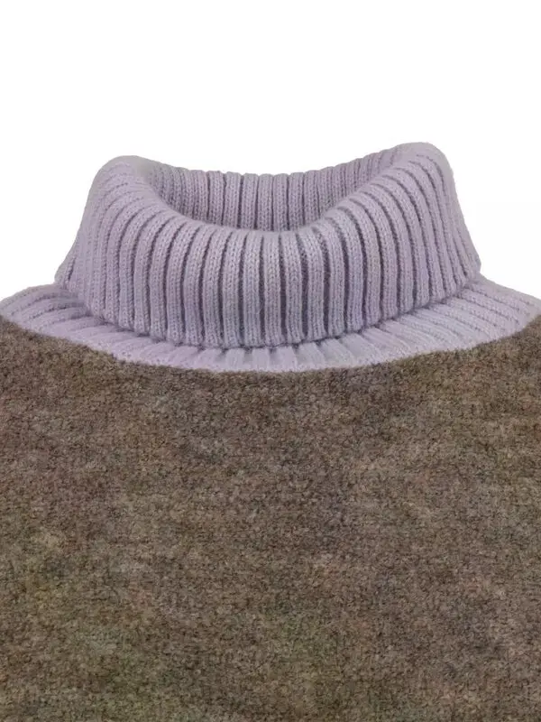K-WAY Grazay Turtleneck Sweater - Brown
