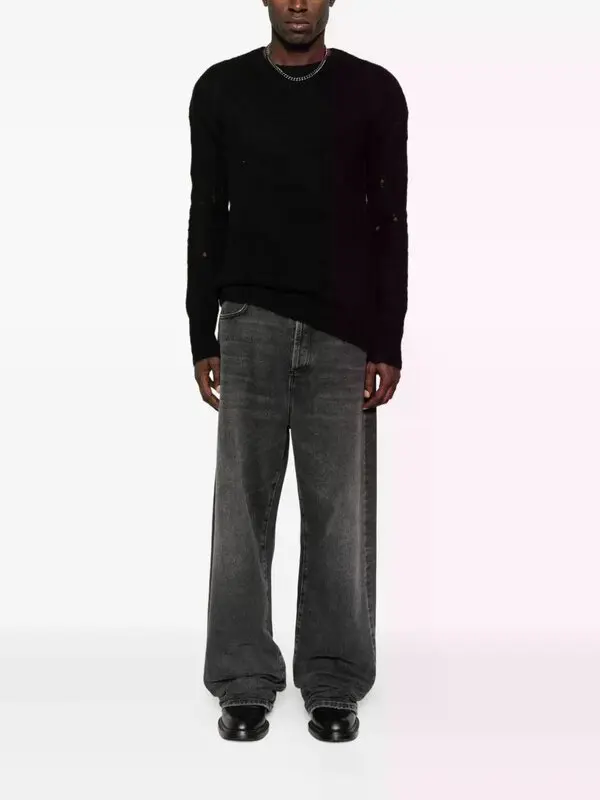 THOM KROM Alpaca Wool-blend Cable Knit Sweater