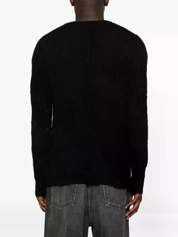 THOM KROM Alpaca Wool-blend Cable Knit Sweater