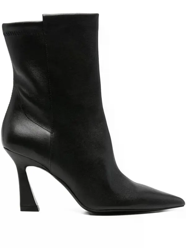 STUART WEITZMAN 50mm Vinnie Leather Ankle Boots