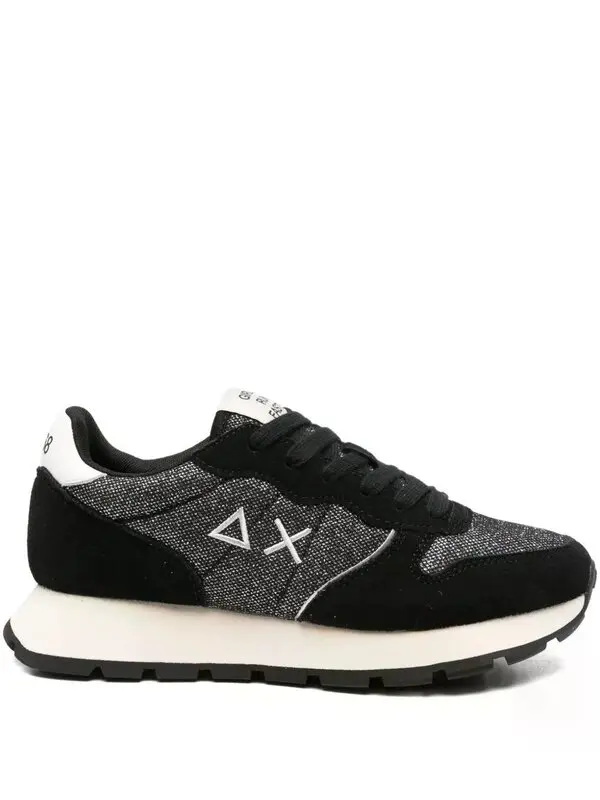 SUN 68 Ally Glitter Sneakers - Black