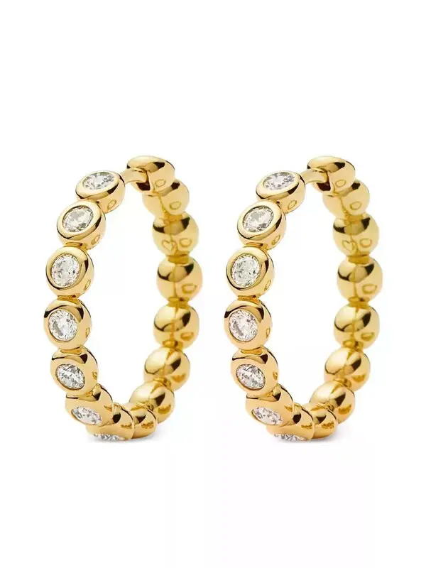 MISSOMA Beaded Hoop Earrings - Gold