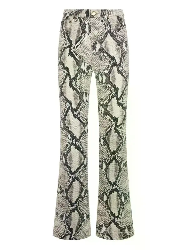 Roberto Cavalli Python-print Trousers