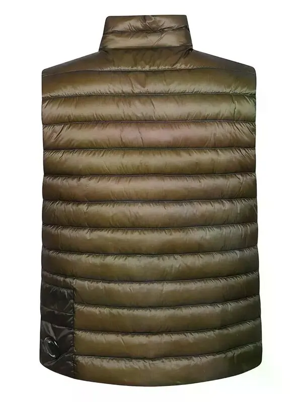 C.P. COMPANY Quilted Zip-up Gilet - Green
