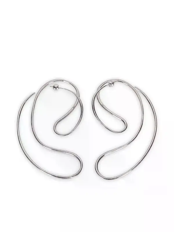 PANCONESI Continua Large Earrings - Silver