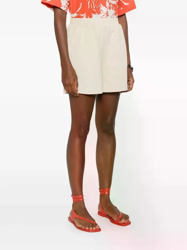 TWINSET Jersey Shorts With Elastic Waistband