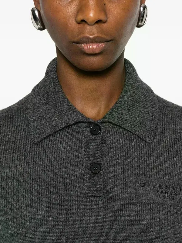 Givenchy Short-sleeve Polo Shirt - Grey