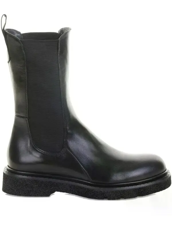 GUGLIELMO ROTTA Elastic-panel Leather Chelsea Boots