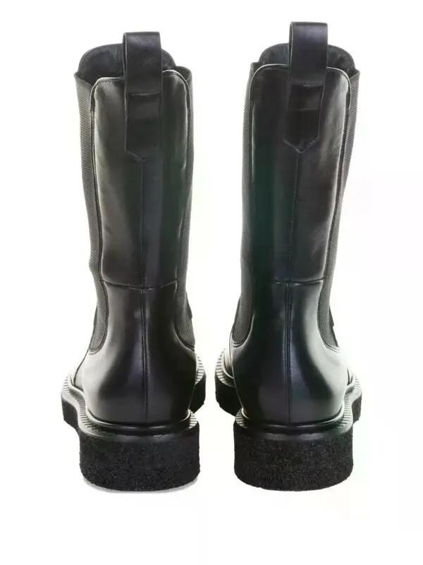 GUGLIELMO ROTTA Elastic-panel Leather Chelsea Boots
