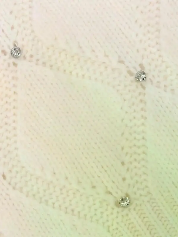 KANGRA Diamond-pattern Embellished Scarf
