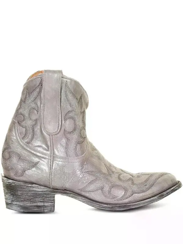 MEXICANA 40mm Metallic Leather Cowboy Boots