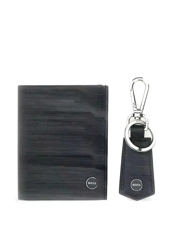 BOSS Logo-plaque Wallet - Black