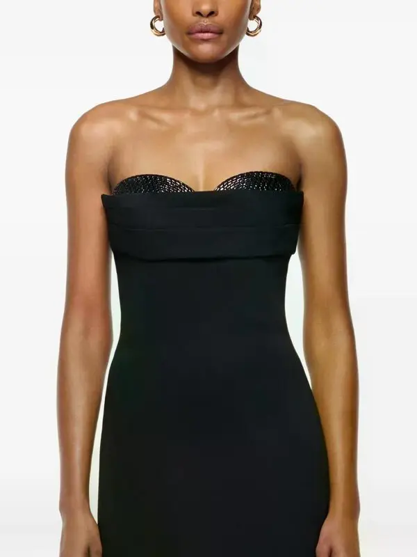 Roland Mouret Embellished Strapless Dress