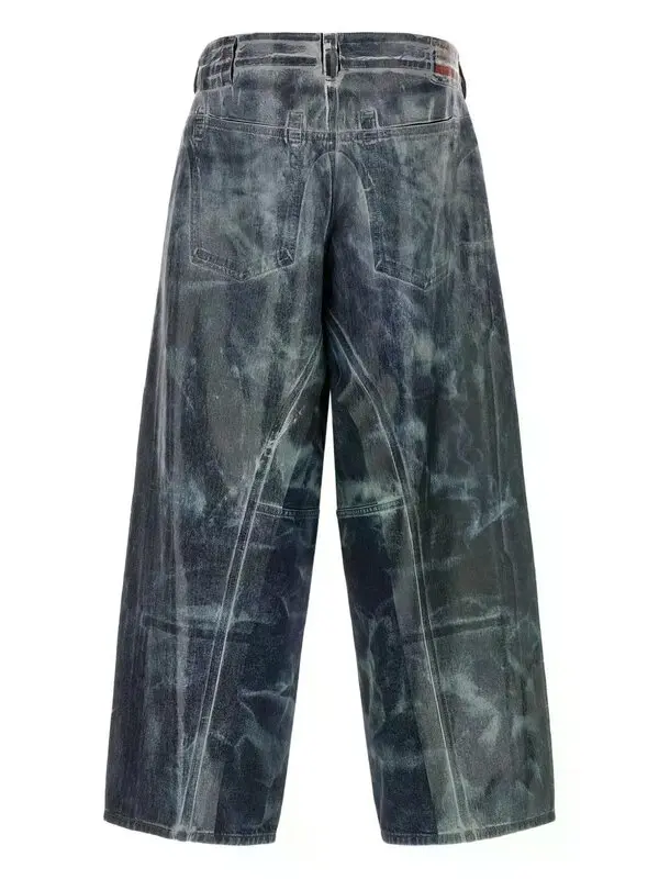 DIESEL® Stonewashed Silicone-cast Jeans